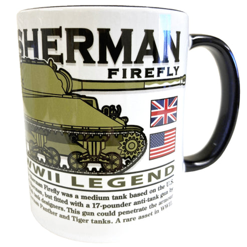 M4 Sherman Firefly Medium WW2 British Army Tank Mug – The Wooden Model ...